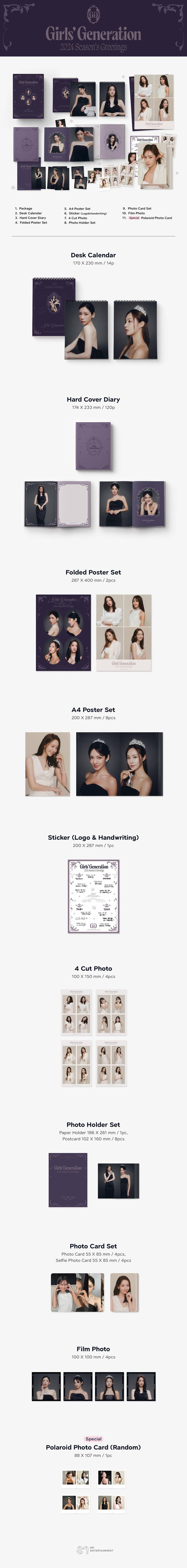 GIRLS GENERATION - 2024 Season's Greetings – Kpop NW